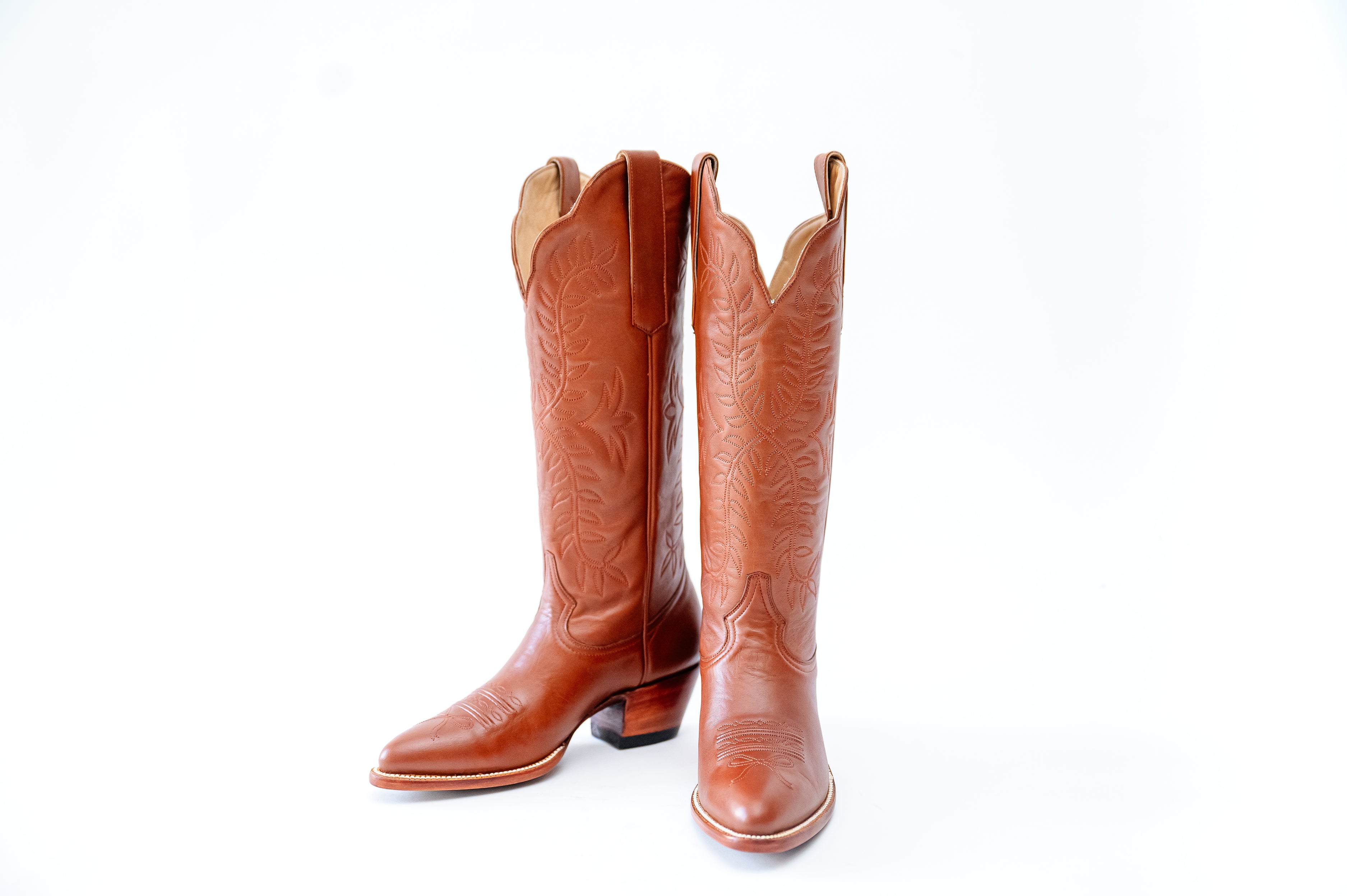Coco Cowgirl Boot in Brandy | Petite Paloma
