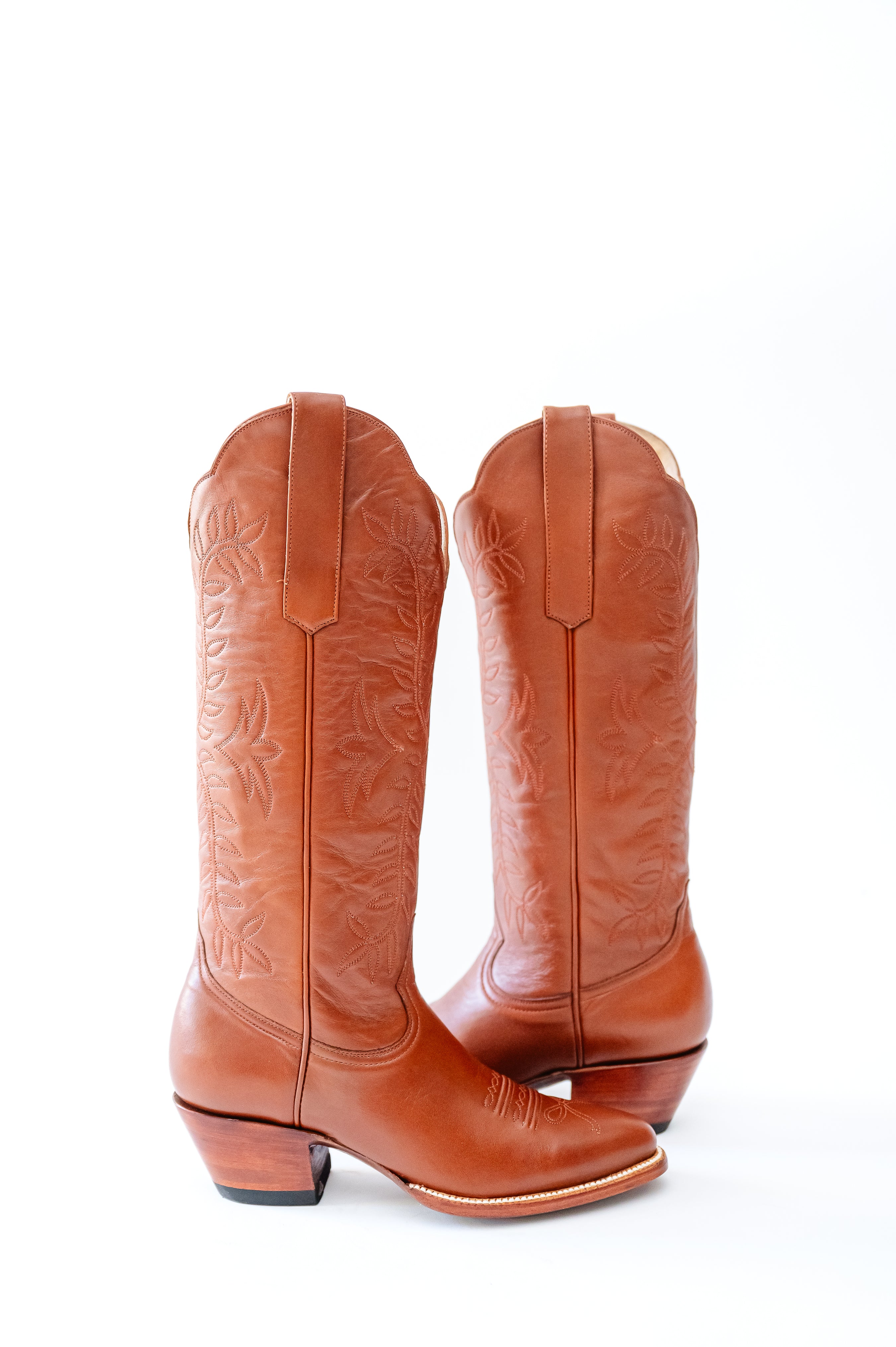 Coco Cowgirl Boot in Brandy | Petite Paloma