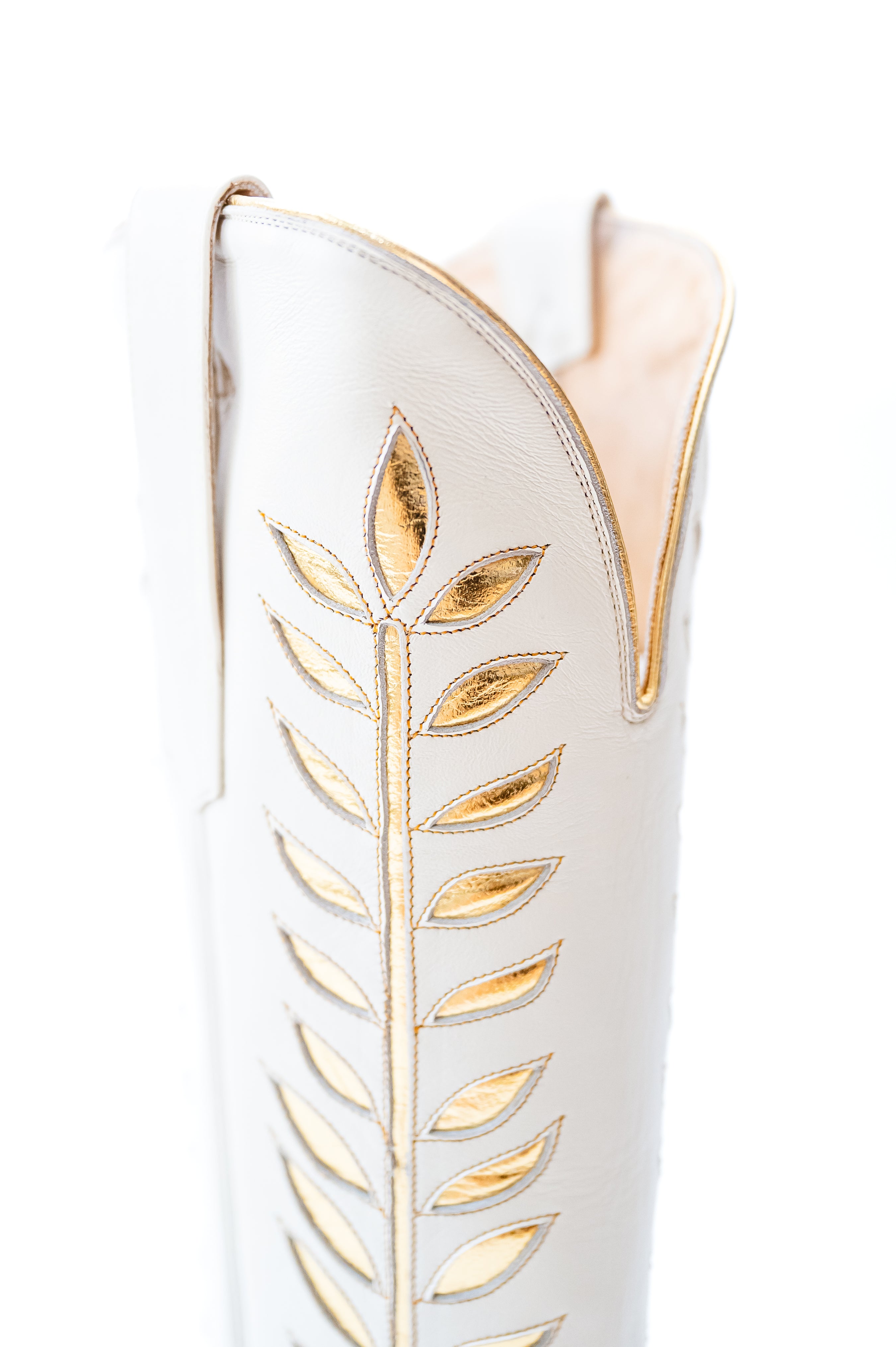 Rory Cowgirl Boot in Metallic Gold – Petite Paloma