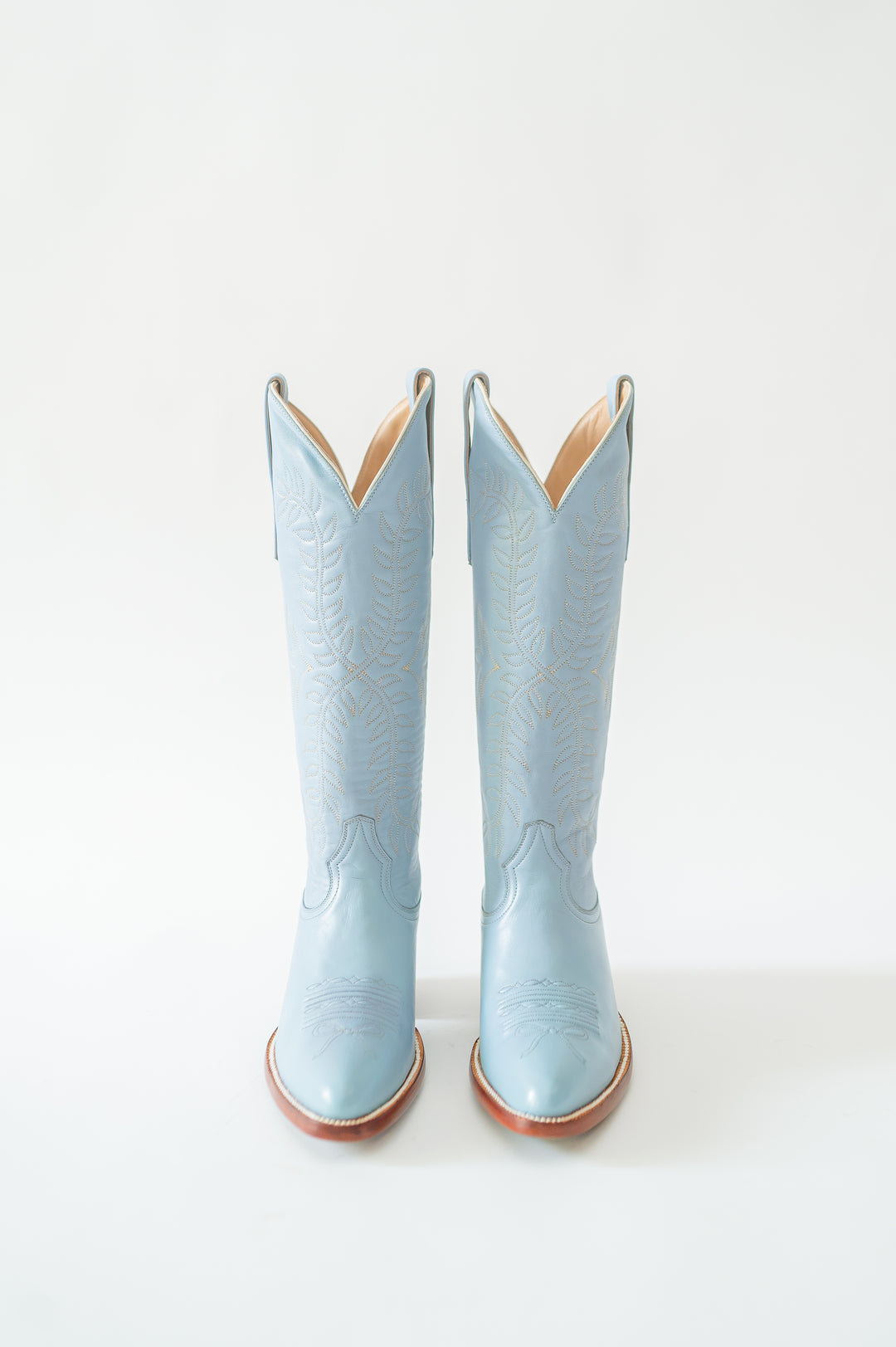 Coco Cowgirl Boot in Powder Blue | Petite Paloma